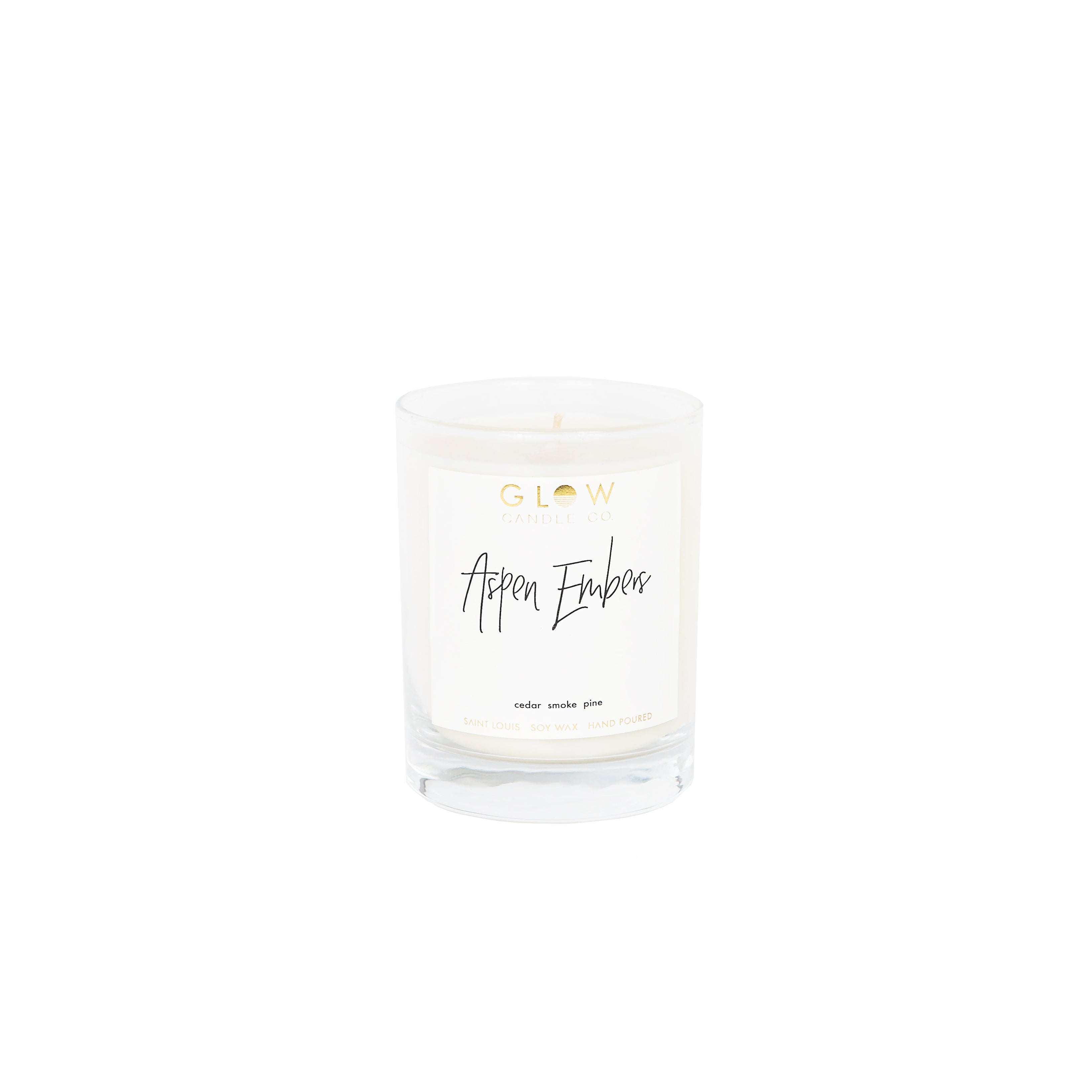 Glow Candle Co | Eco-Friendly | Hand Poured | Soy Wax Candle | Aspen ...